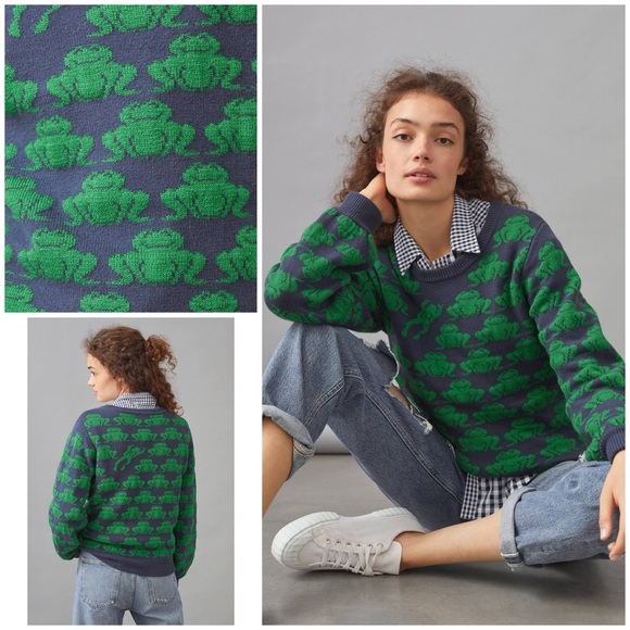 Anthropologie | Sweaters | Rare Vguc Anthropologie Field Flower ...
